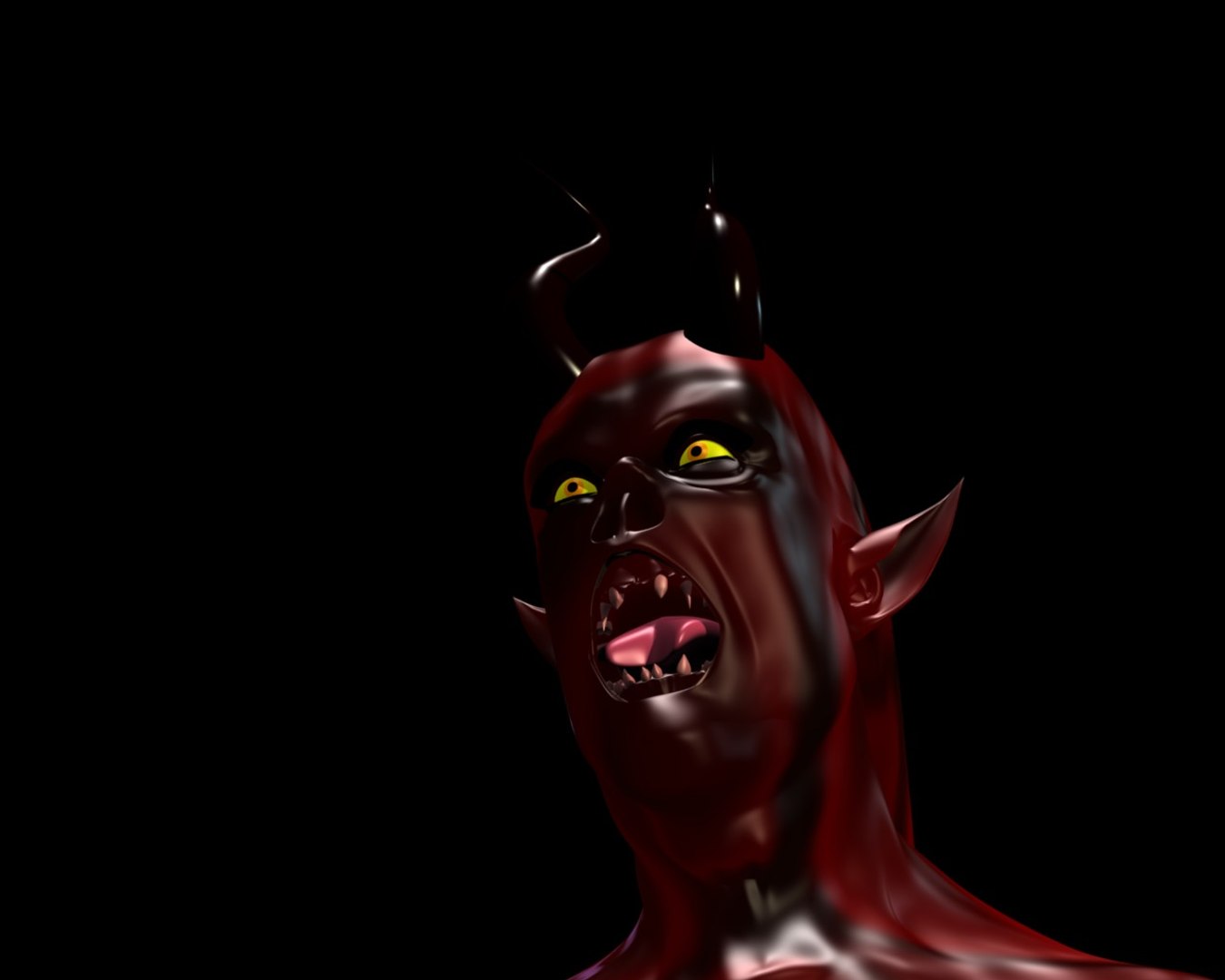 Female Fell Demon 3d Model