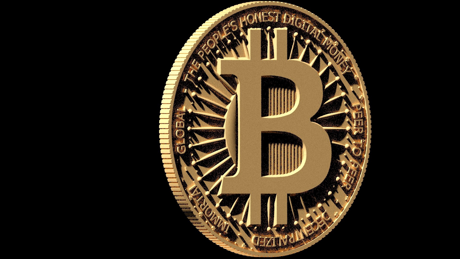 Free 3D Bitcoin - TurboSquid 1710008