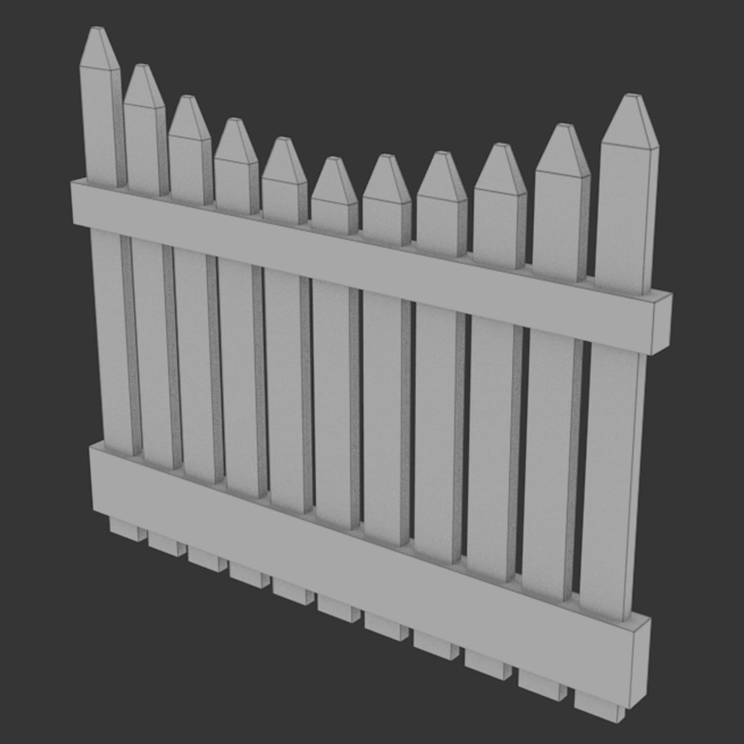Build Fences 3d Model