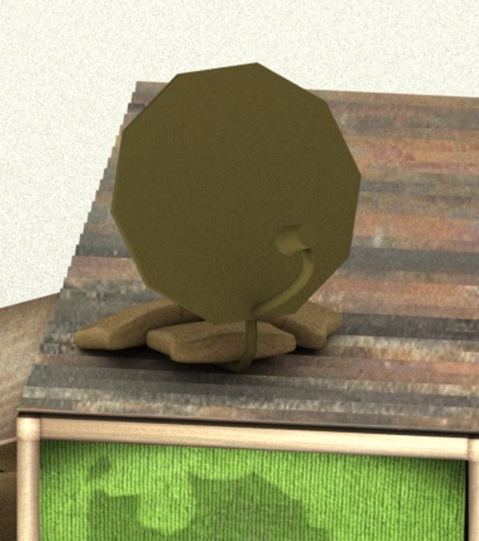 3d Military Shack Model