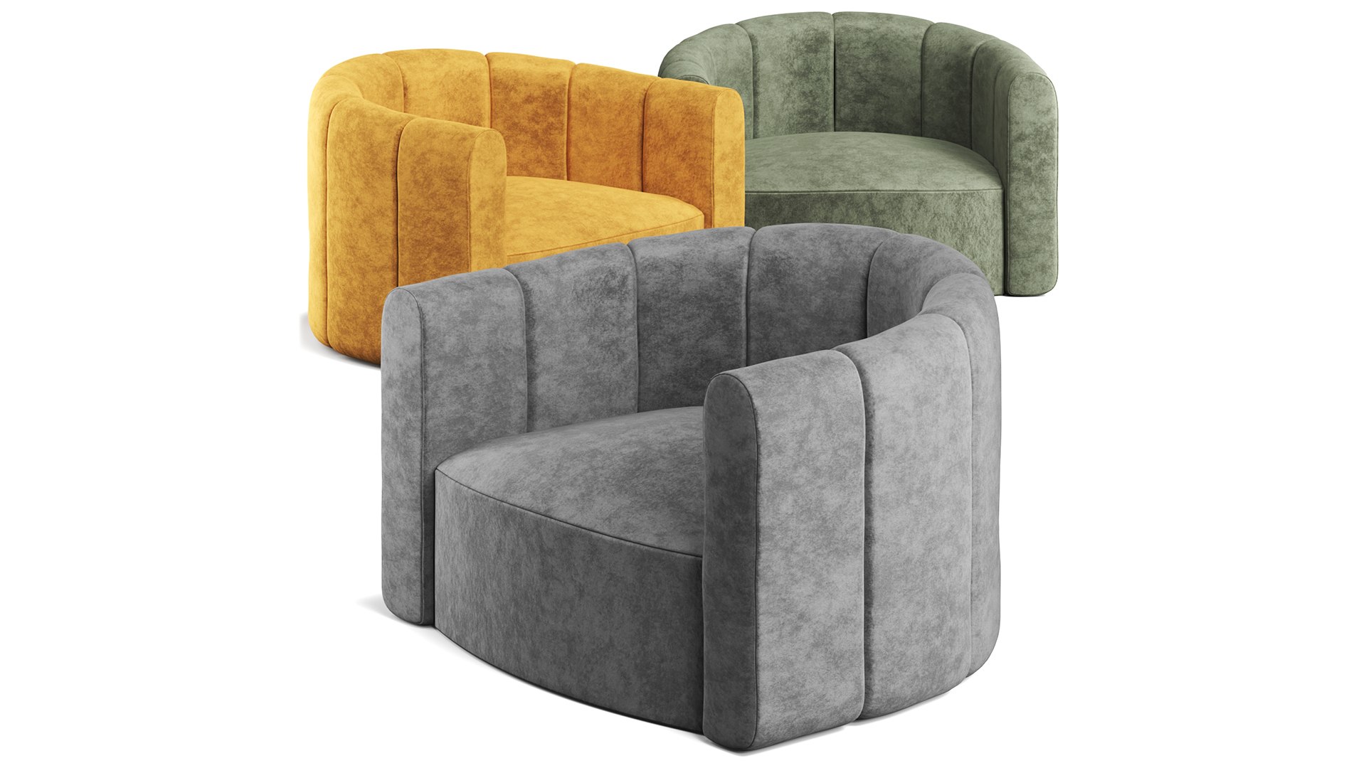 Fitz Elephant Swivel Chair 3D Model - TurboSquid 2216357