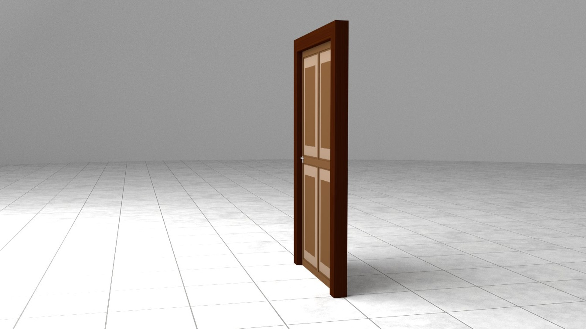 3d Door Model