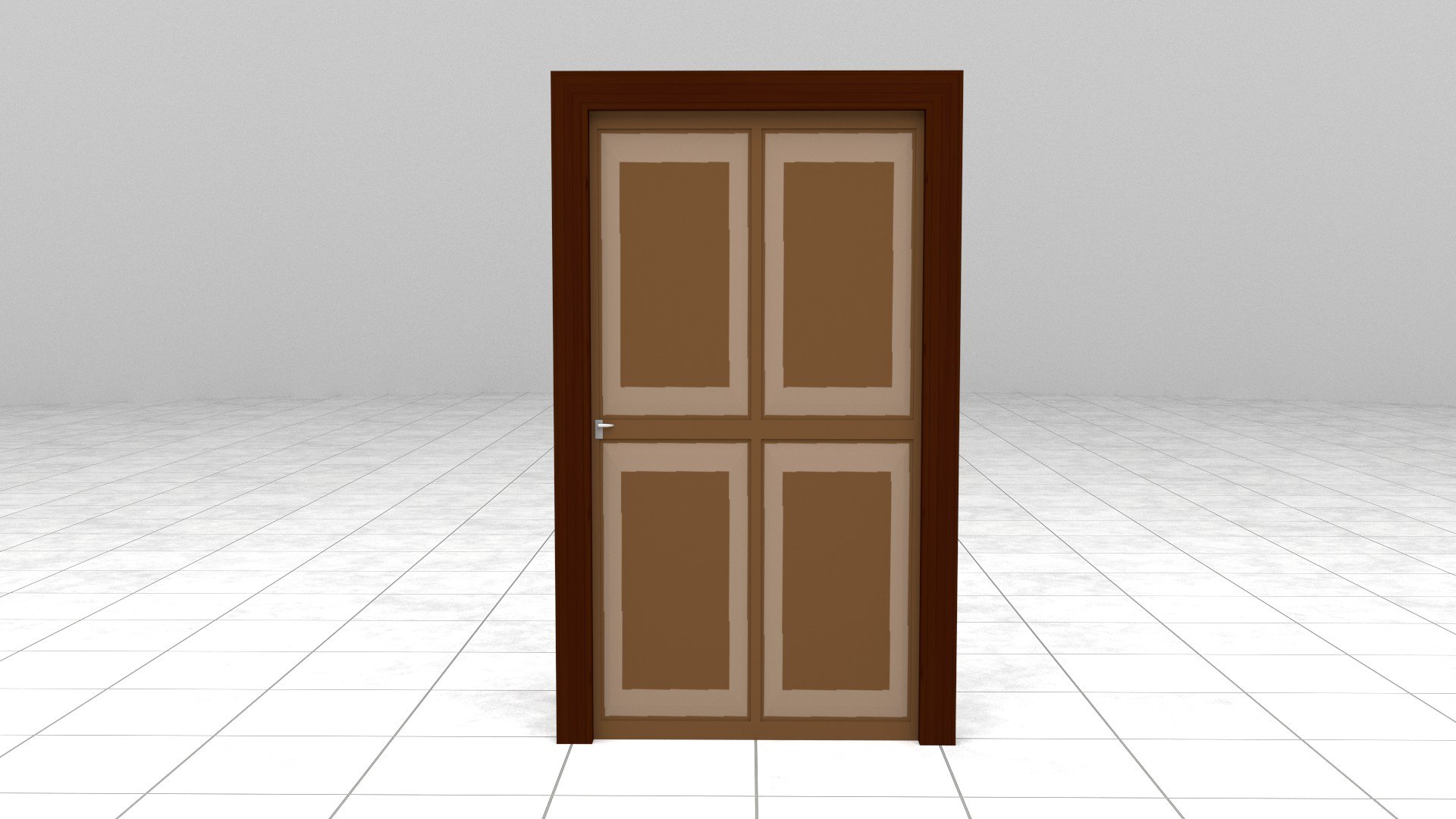 3d Door Model