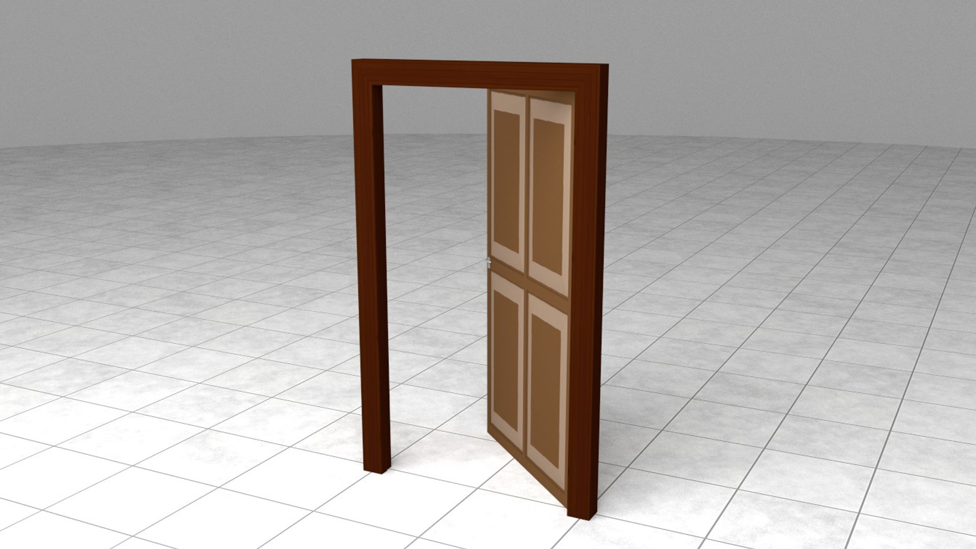 3d Door Model