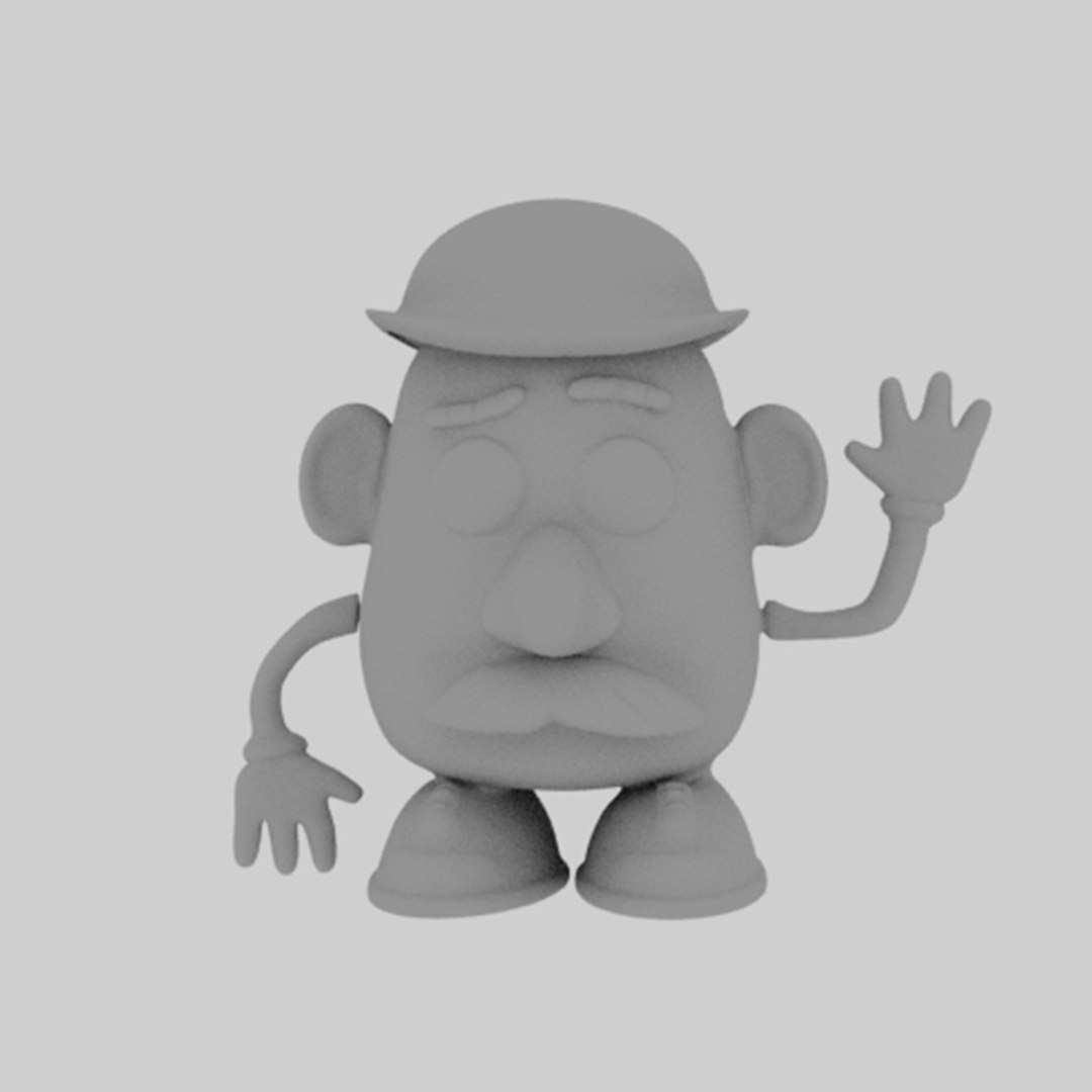 Funko Pop Mr Potato Head Toy Story Version 3d Turbosquid 2028937