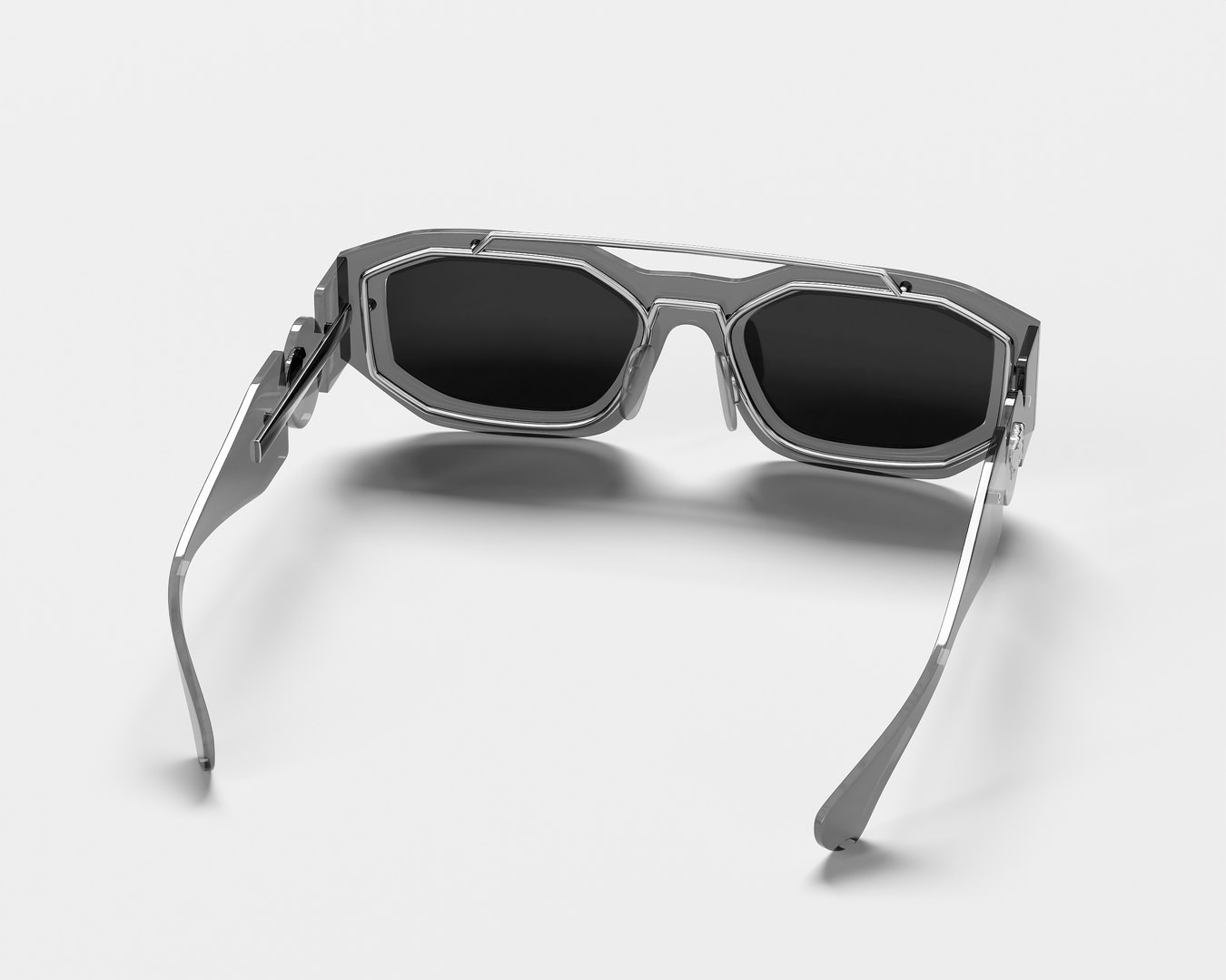 Medusa Biggie Sunglasses Transparent 3D Model - TurboSquid 2284037