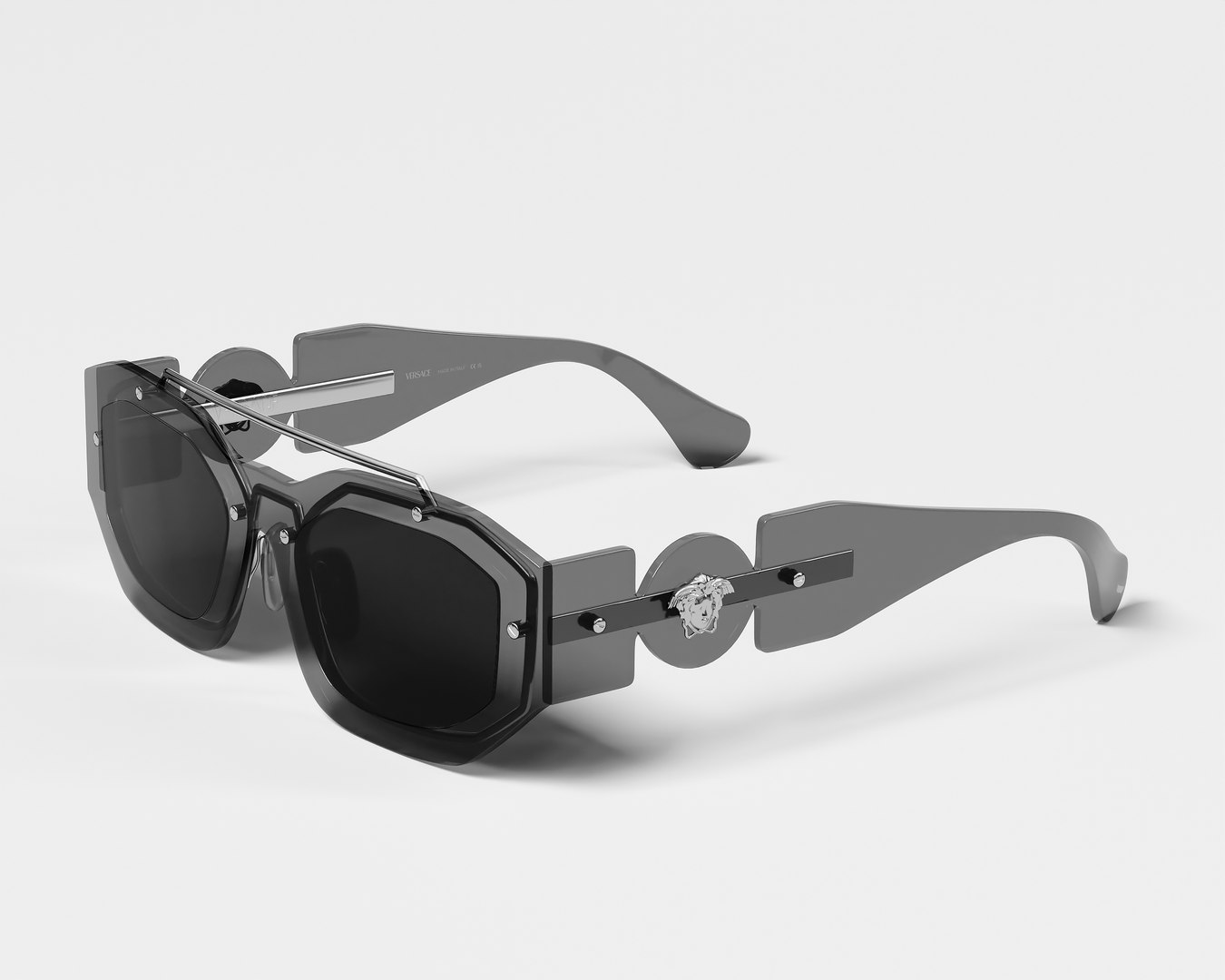 Medusa Biggie Sunglasses Transparent 3D Model - TurboSquid 2284037