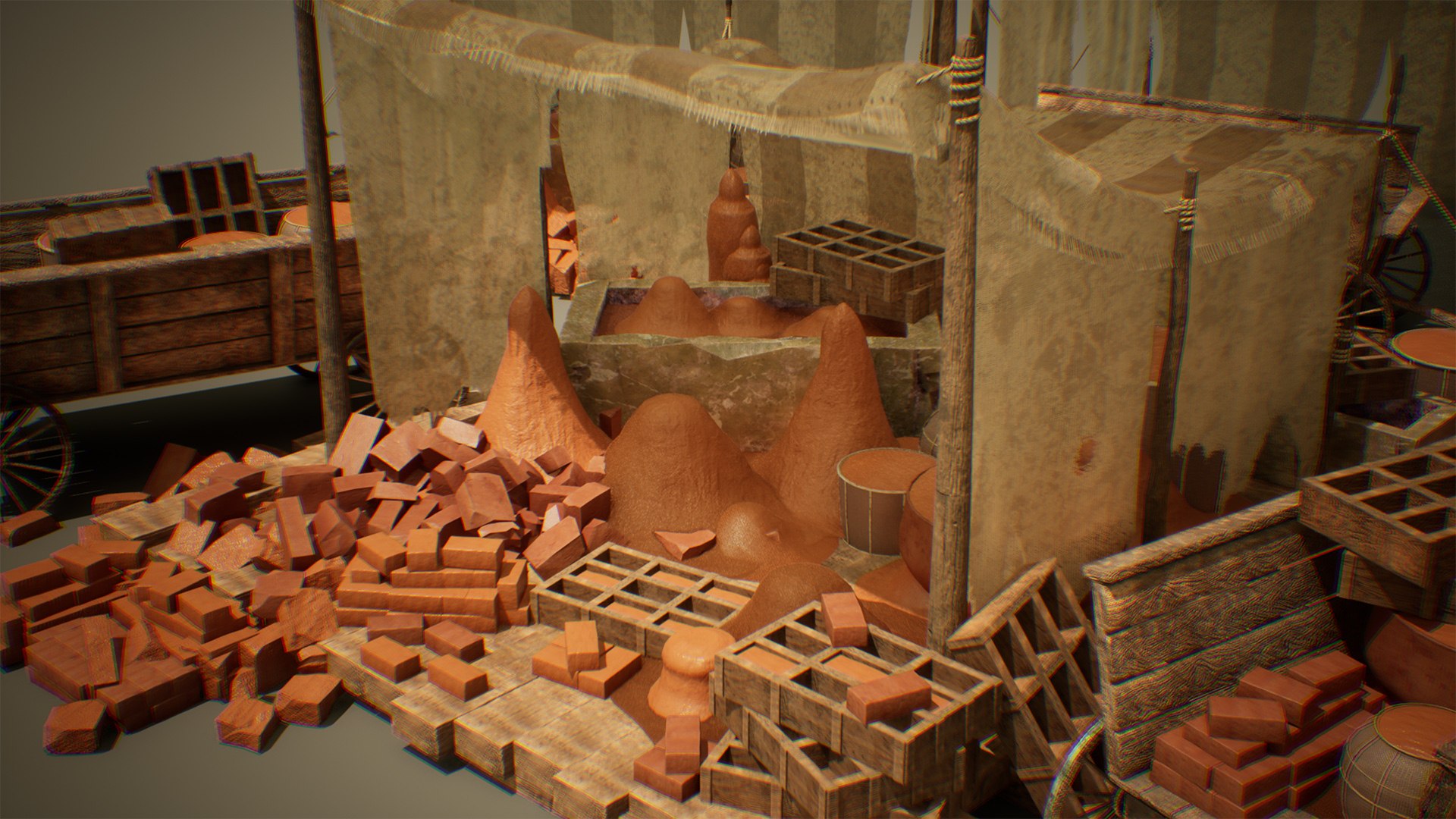 3D Clay Merchant 19 Assets Model - TurboSquid 2114988