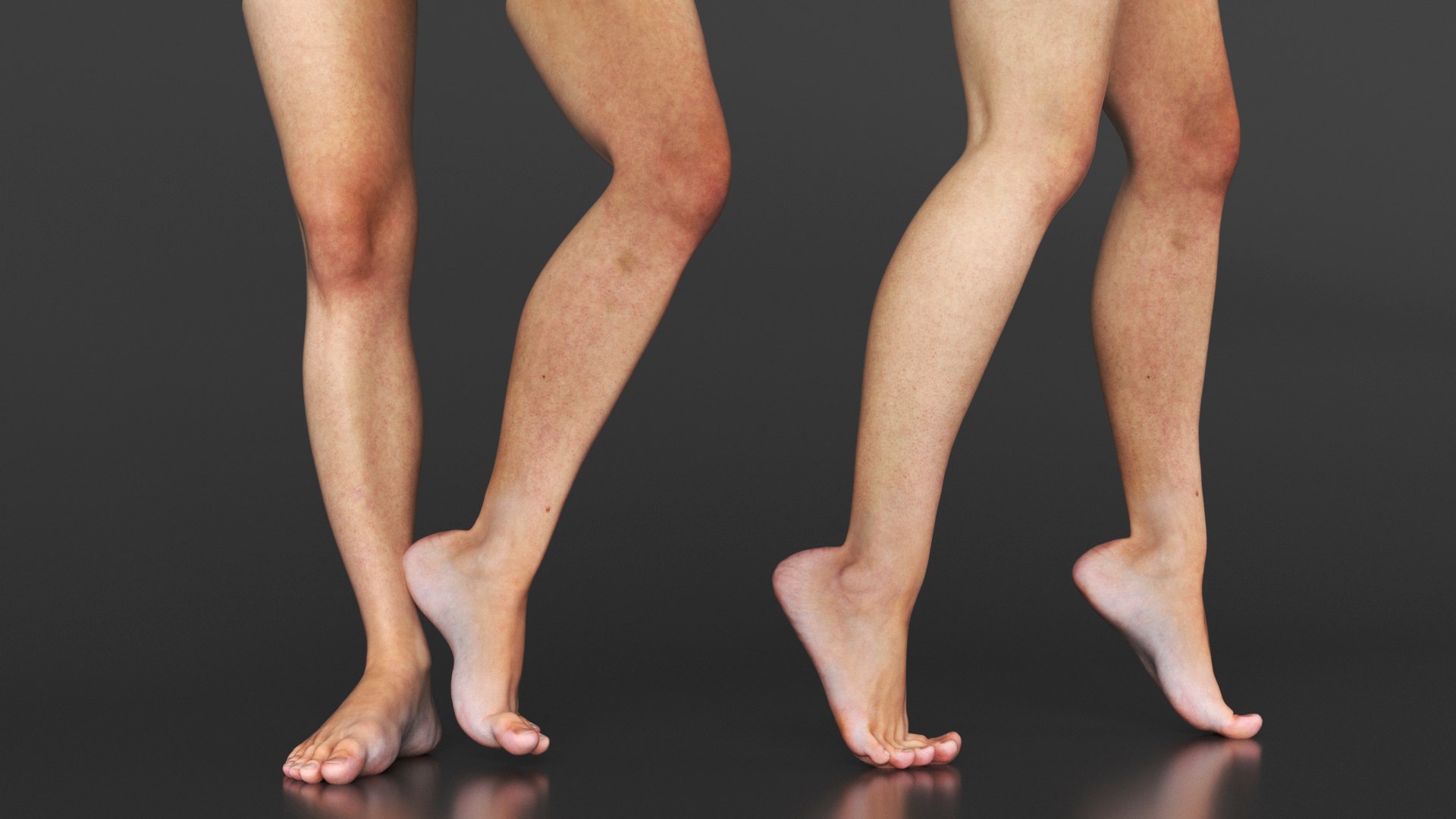 3D Model Female Legs Rigged - TurboSquid 2270176
