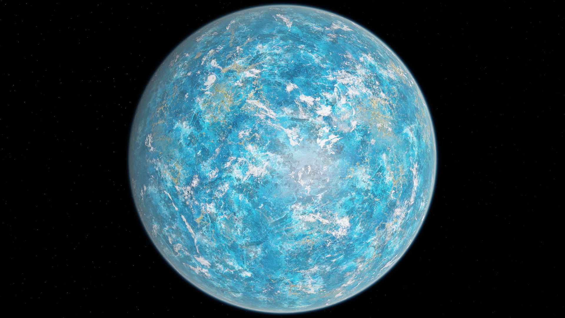 8K Alien Water Planet 1 3D Model - TurboSquid 1930469