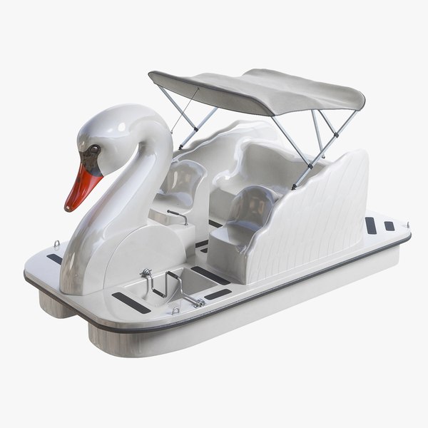 스완 패들 휠러 페달 보트 3D 모델 - TurboSquid 2073390