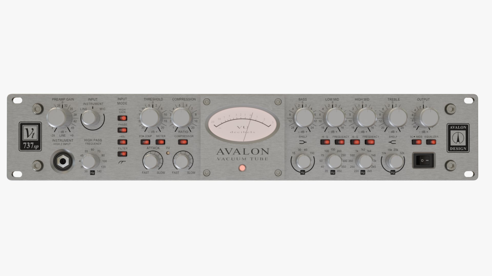 Avalon VT-737SP 3D Model - TurboSquid 2279618