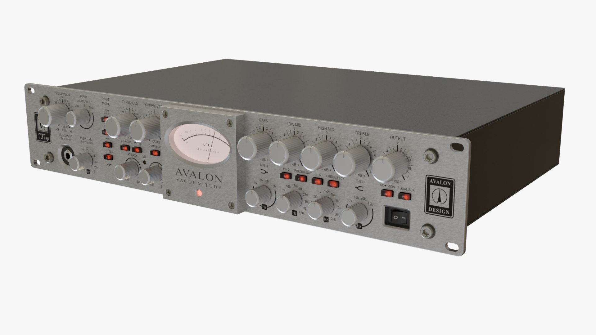 Avalon VT-737SP 3D Model - TurboSquid 2279618