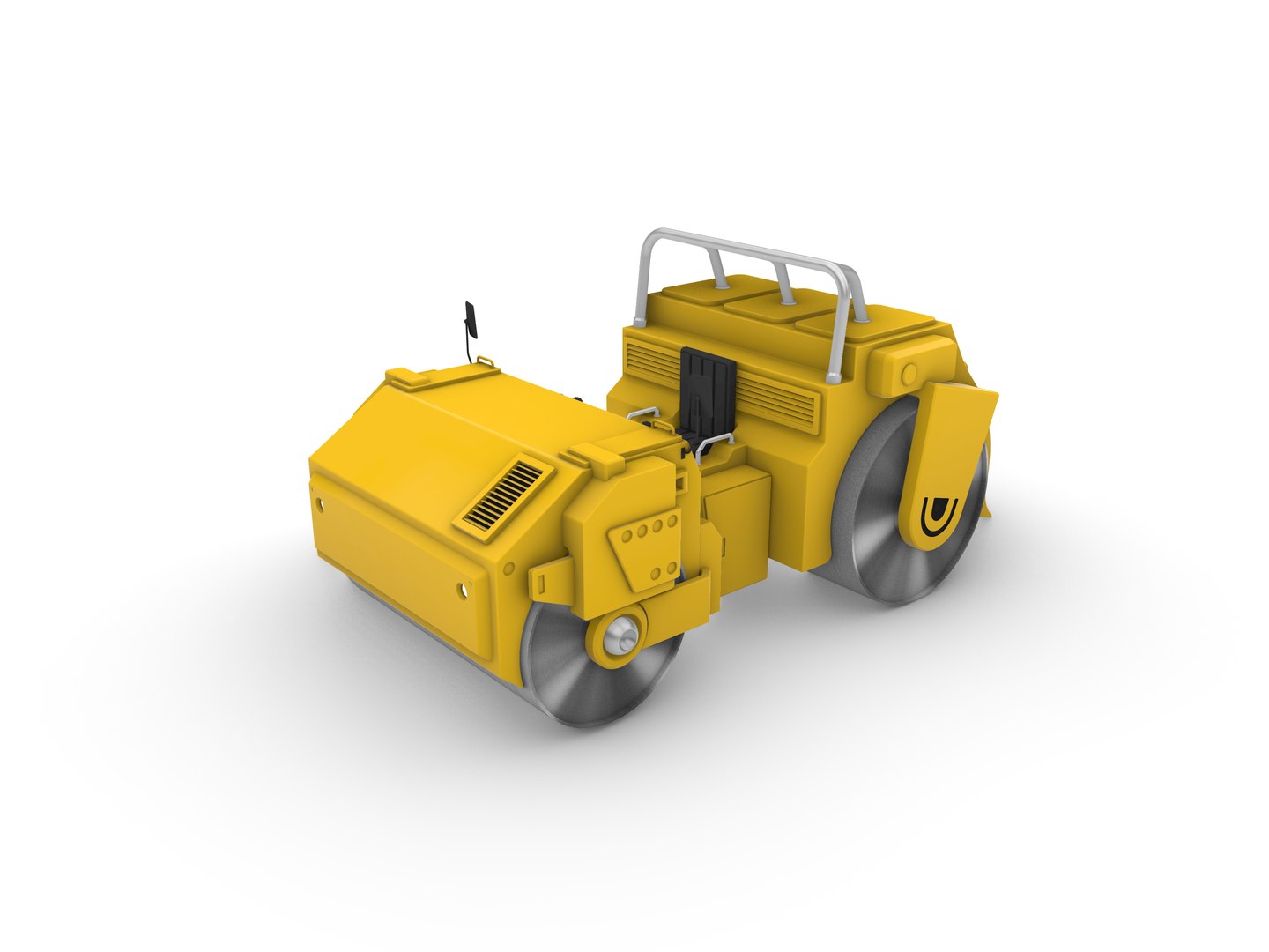Road Roller 3D Model - TurboSquid 2376007
