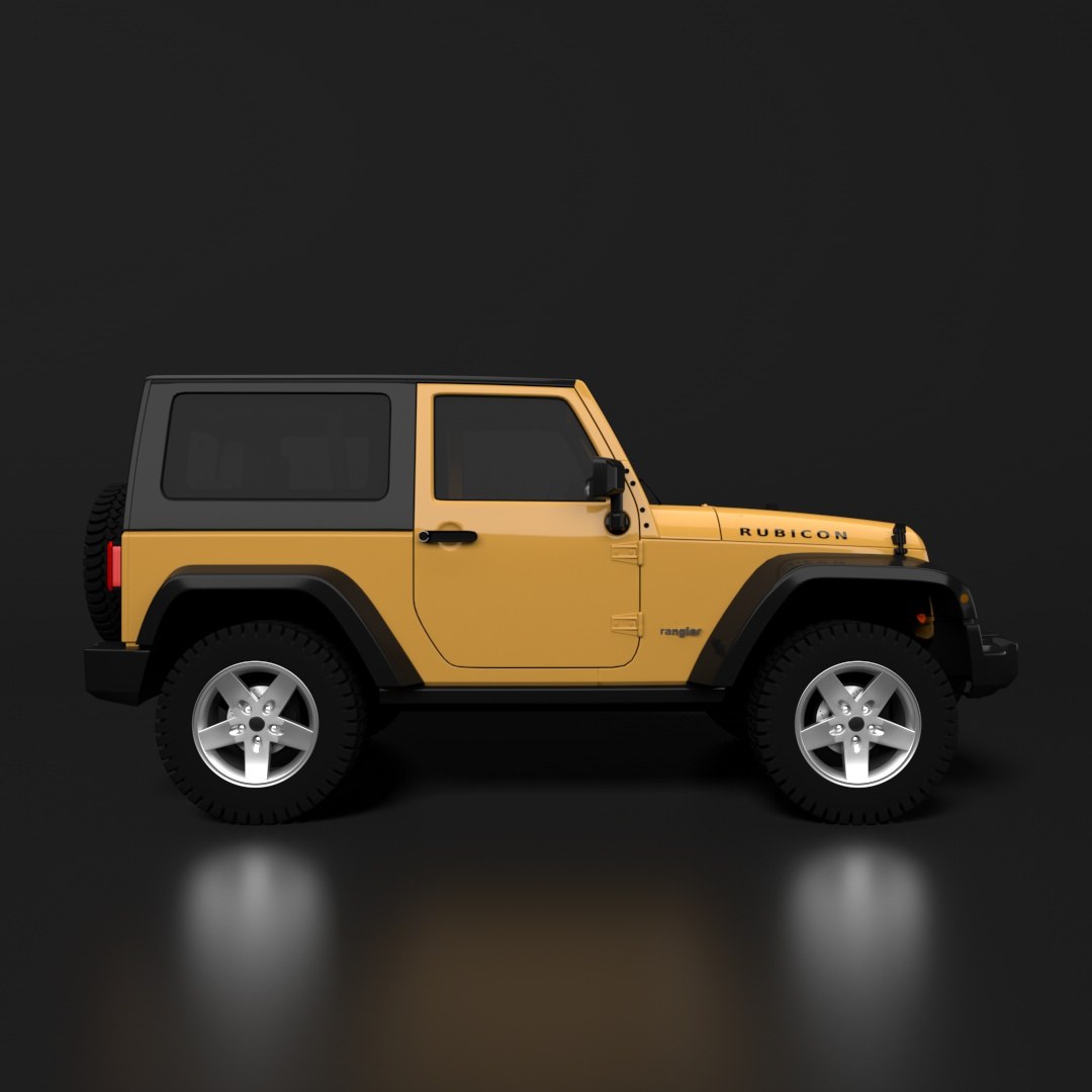 Jeep Wrangler Rubicon 3D - TurboSquid 2346050