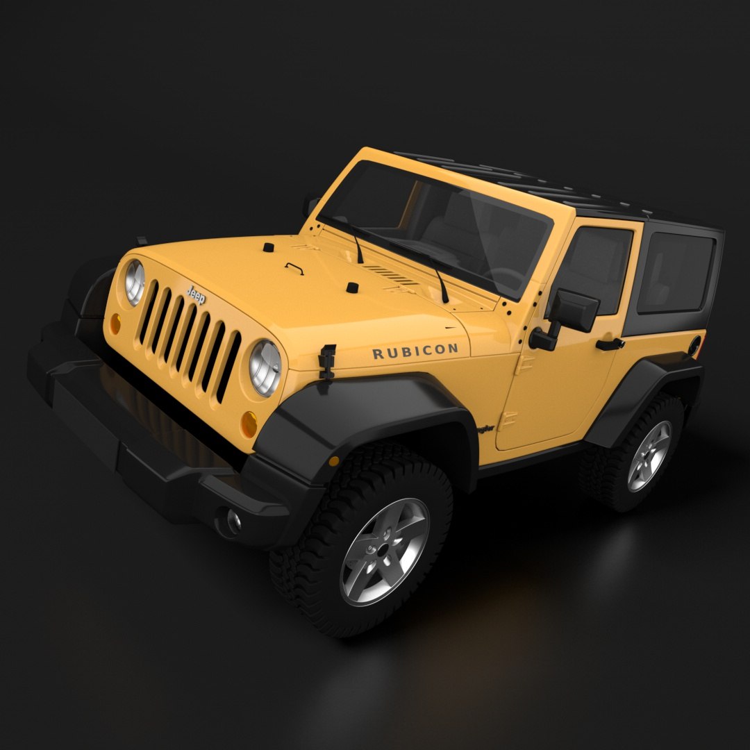 Jeep Wrangler Rubicon 3D - TurboSquid 2346050