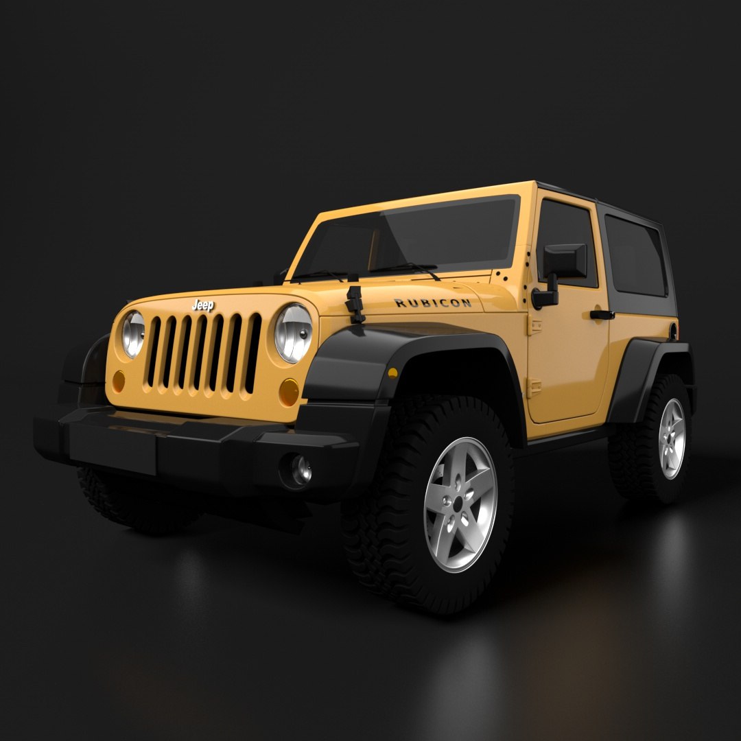 Jeep Wrangler Rubicon 3D - TurboSquid 2346050