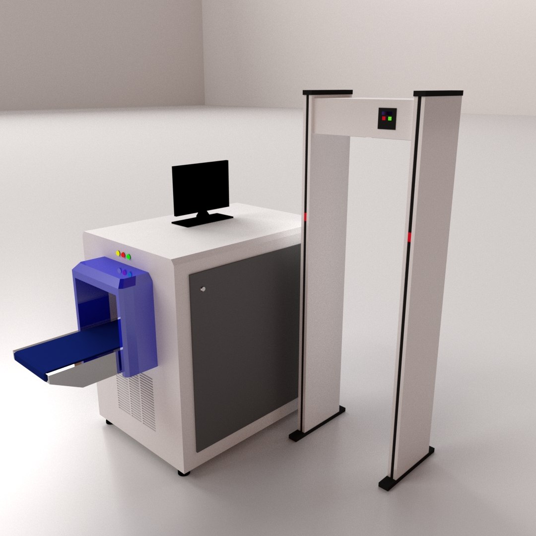 Security Scanner 3D Model - TurboSquid 1251098