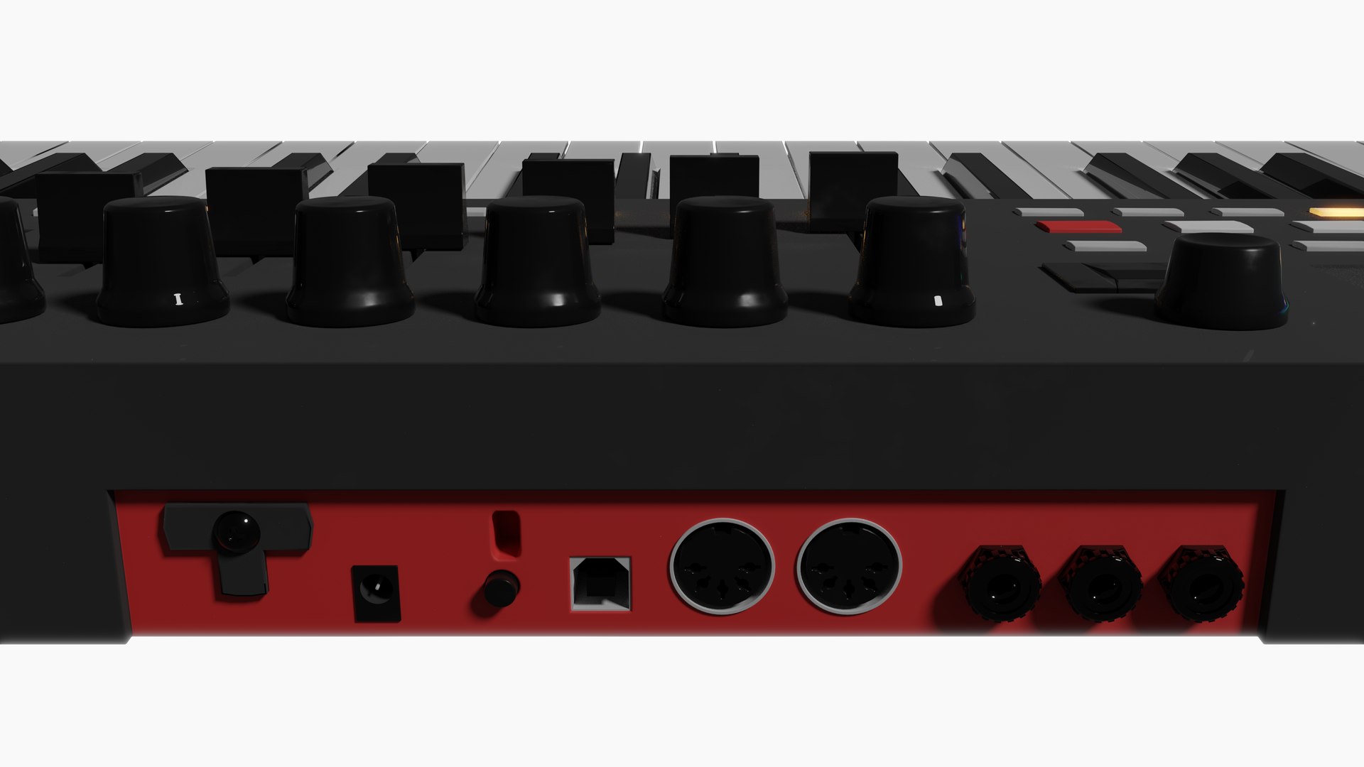 Midi Keyboard 3D Model - TurboSquid 1420612