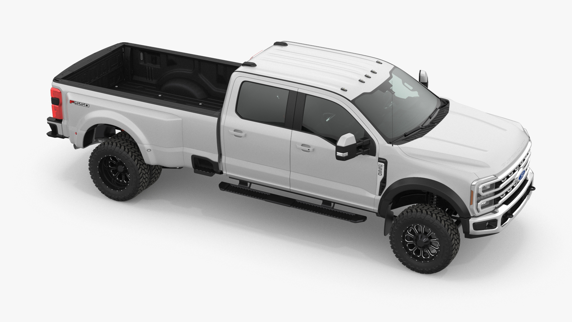 Ford Super Duty F-550 Lariat 2023 Lift Kit Gray Rigged 3D Model ...