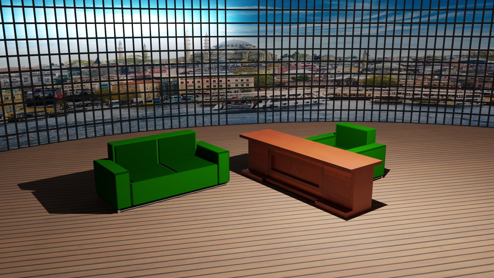 3D model Talk Show Studio - TurboSquid 2140299