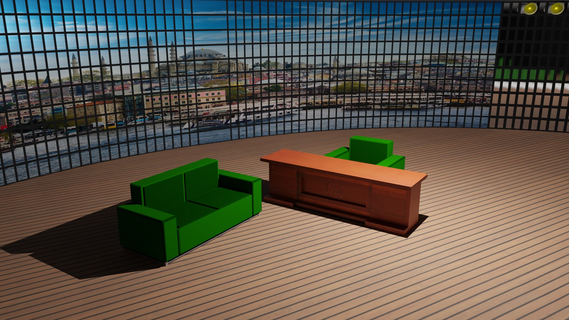 3D model Talk Show Studio - TurboSquid 2140299