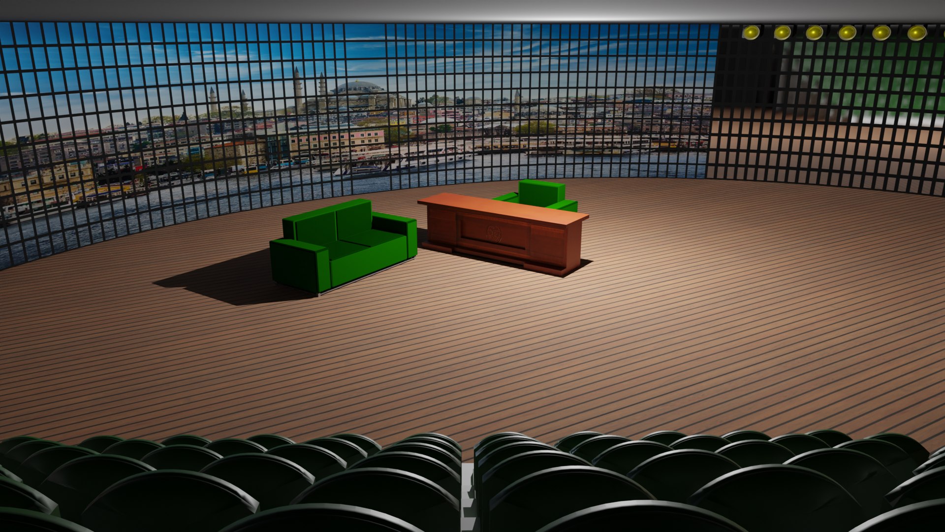 3D model Talk Show Studio - TurboSquid 2140299