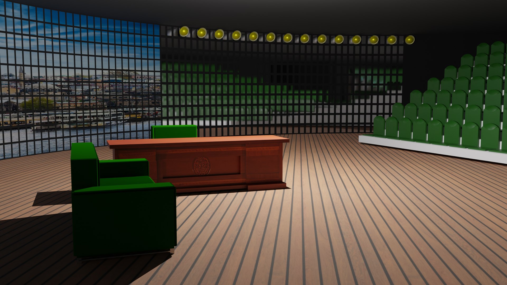 3D model Talk Show Studio - TurboSquid 2140299