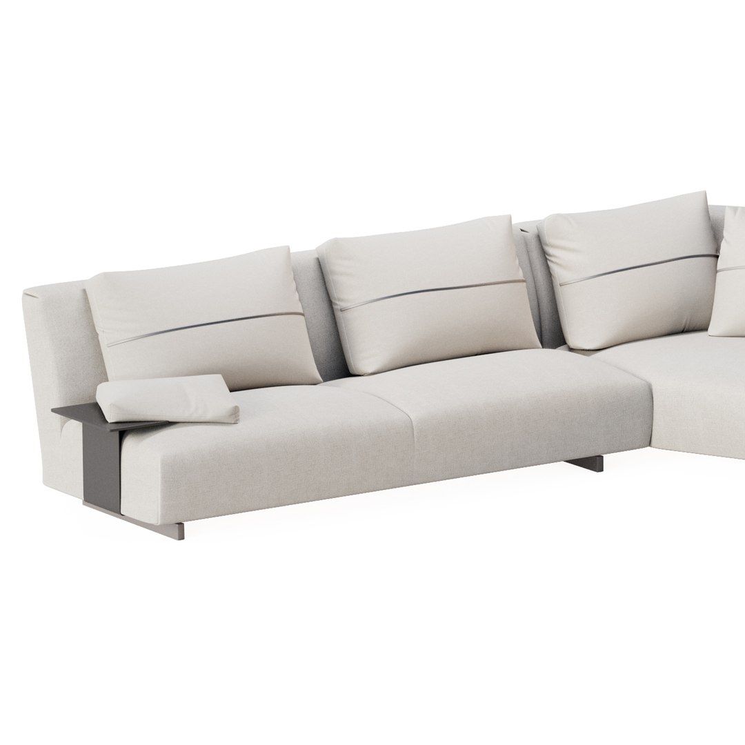 Sofa Ditre Italia ATLANTIS 3D Model - TurboSquid 2397230