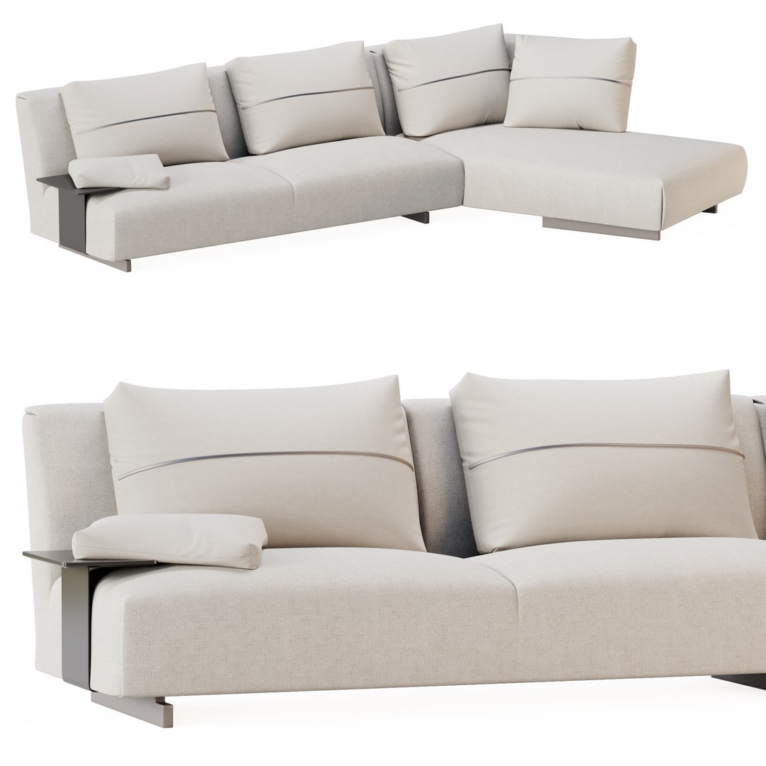 Sofa Ditre Italia ATLANTIS 3D Model - TurboSquid 2397230