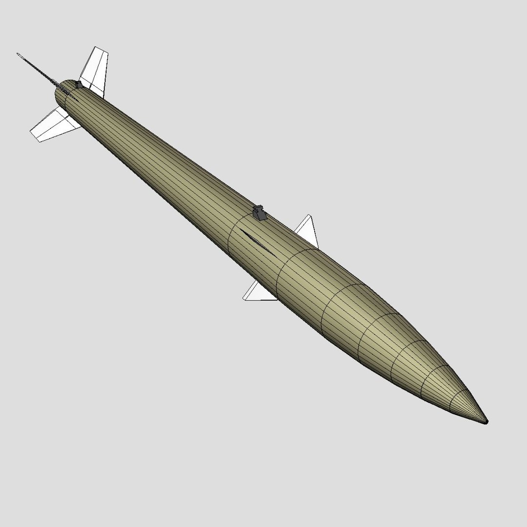 Sounding Rocket Black Brant 3d Dxf