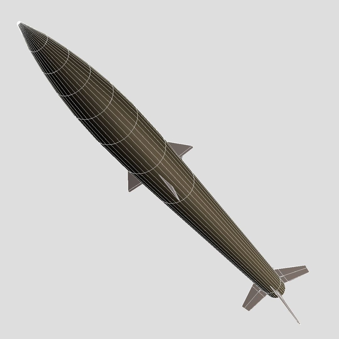 Sounding Rocket Black Brant 3d Dxf