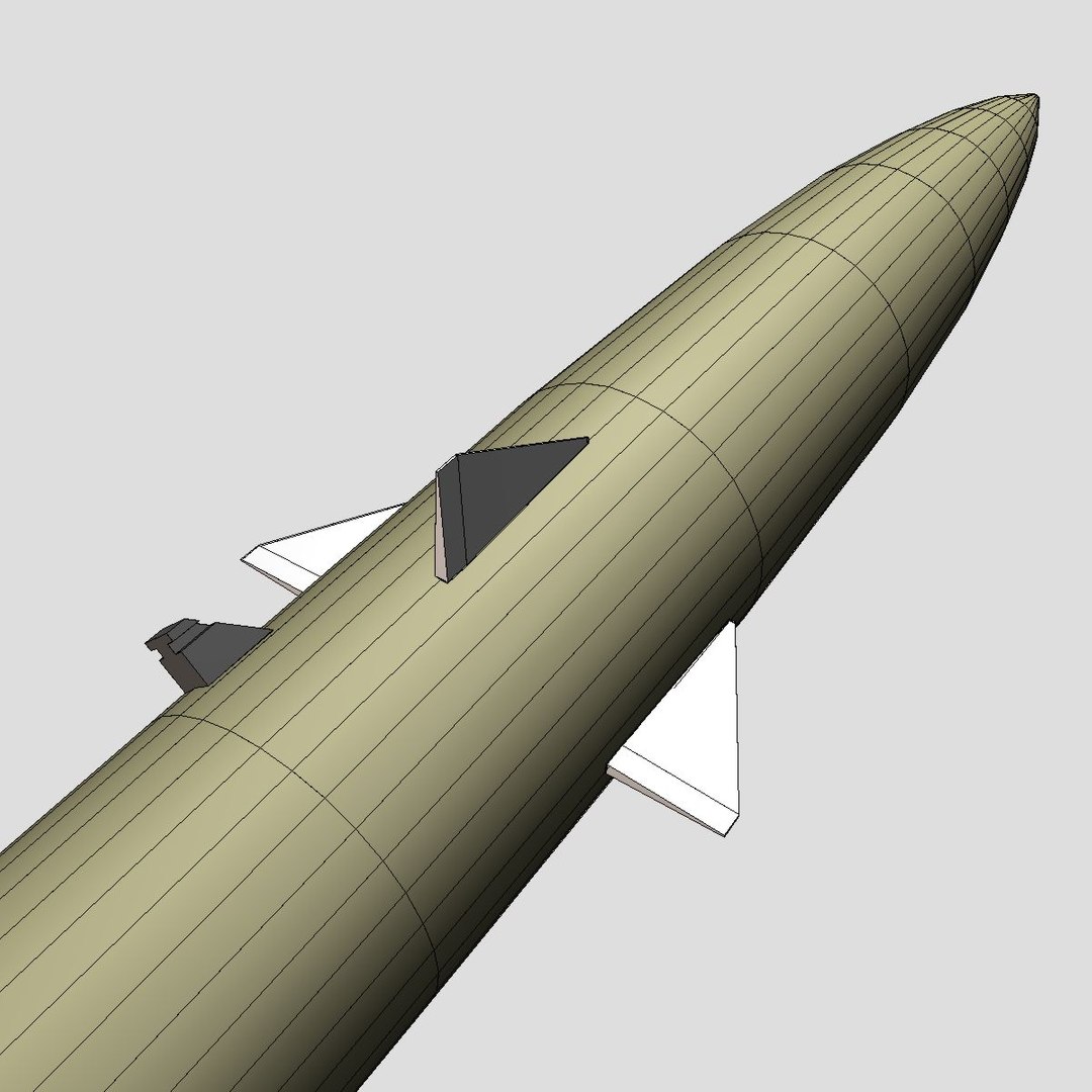 Sounding Rocket Black Brant 3d Dxf