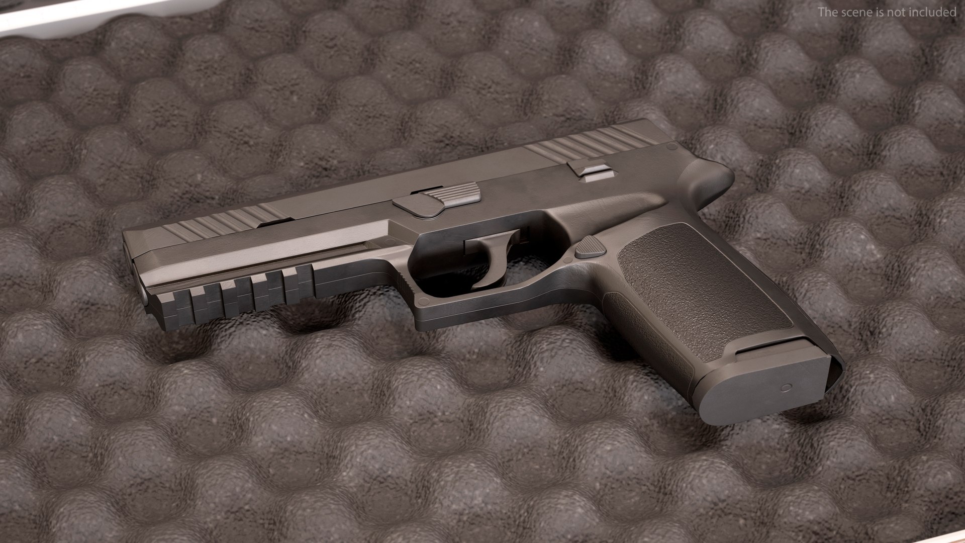 Modern Tactical Pistol Game Weapon Model - TurboSquid 2134132