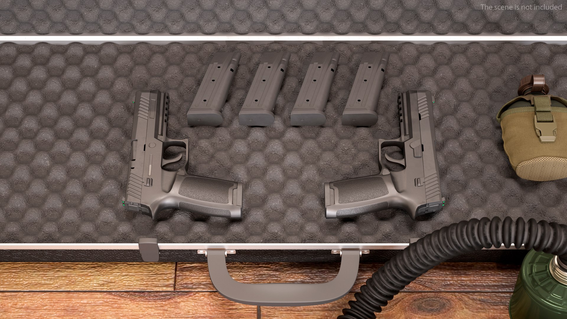 Modern Tactical Pistol Game Weapon Model - TurboSquid 2134132