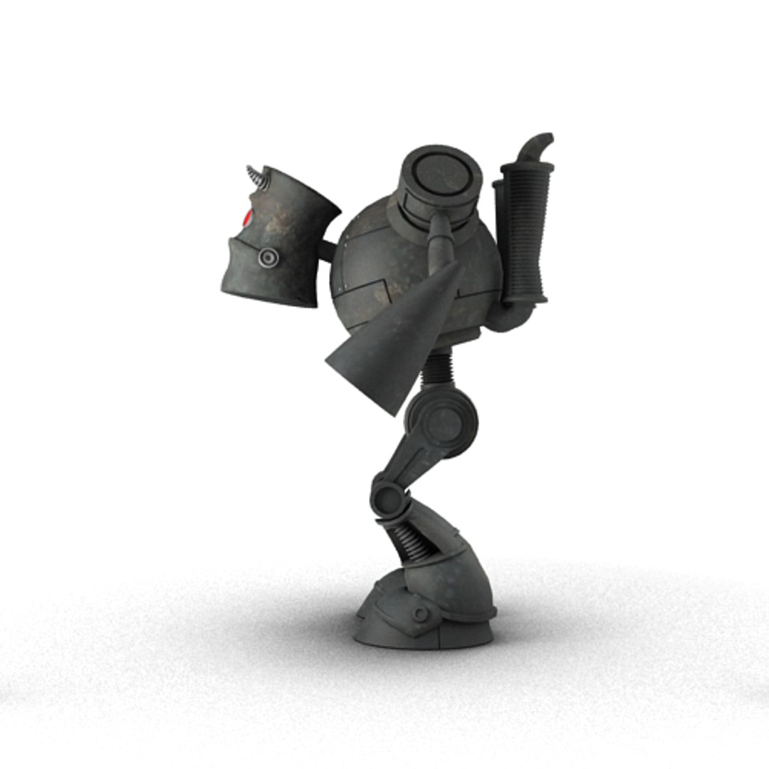3d demon robot model