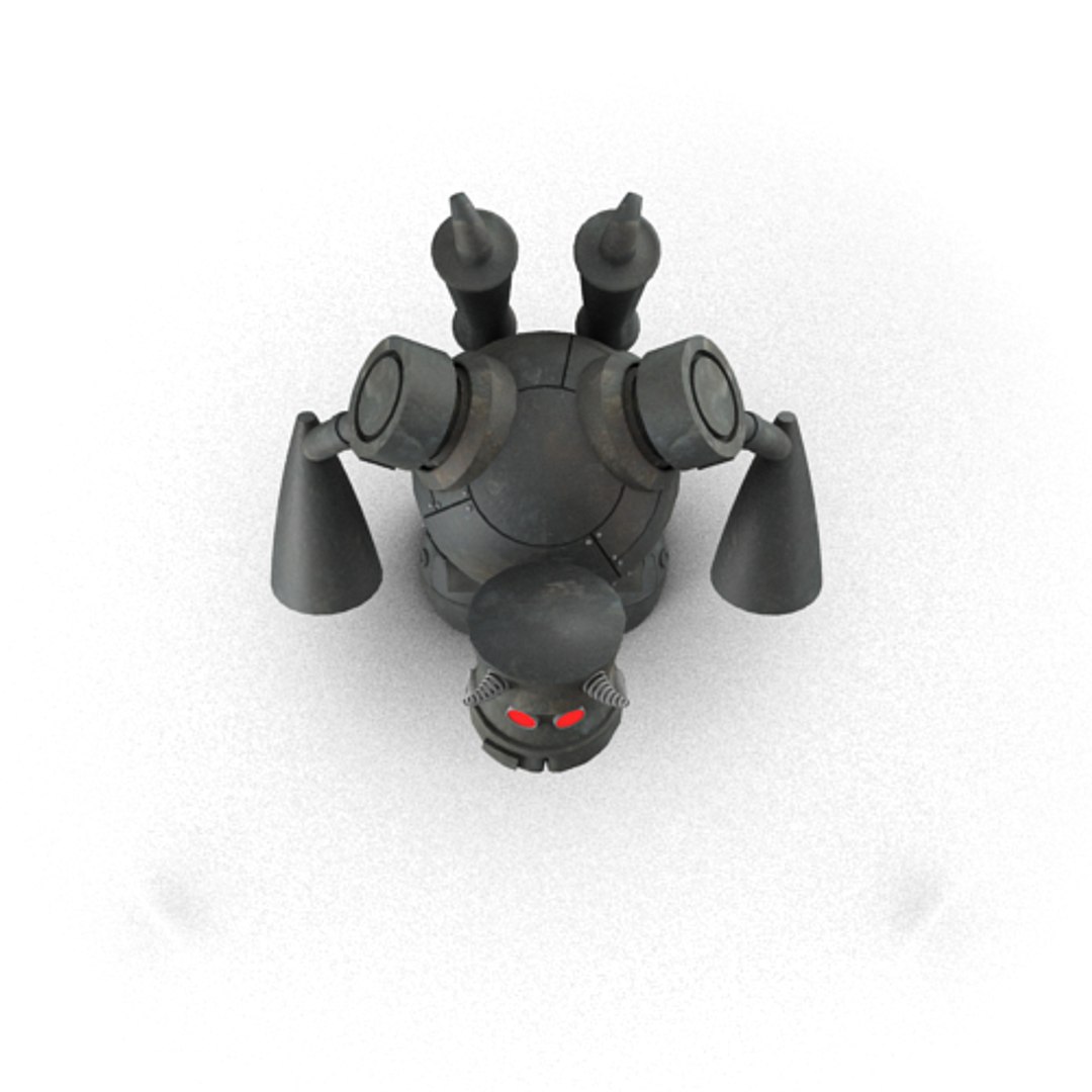 3d demon robot model