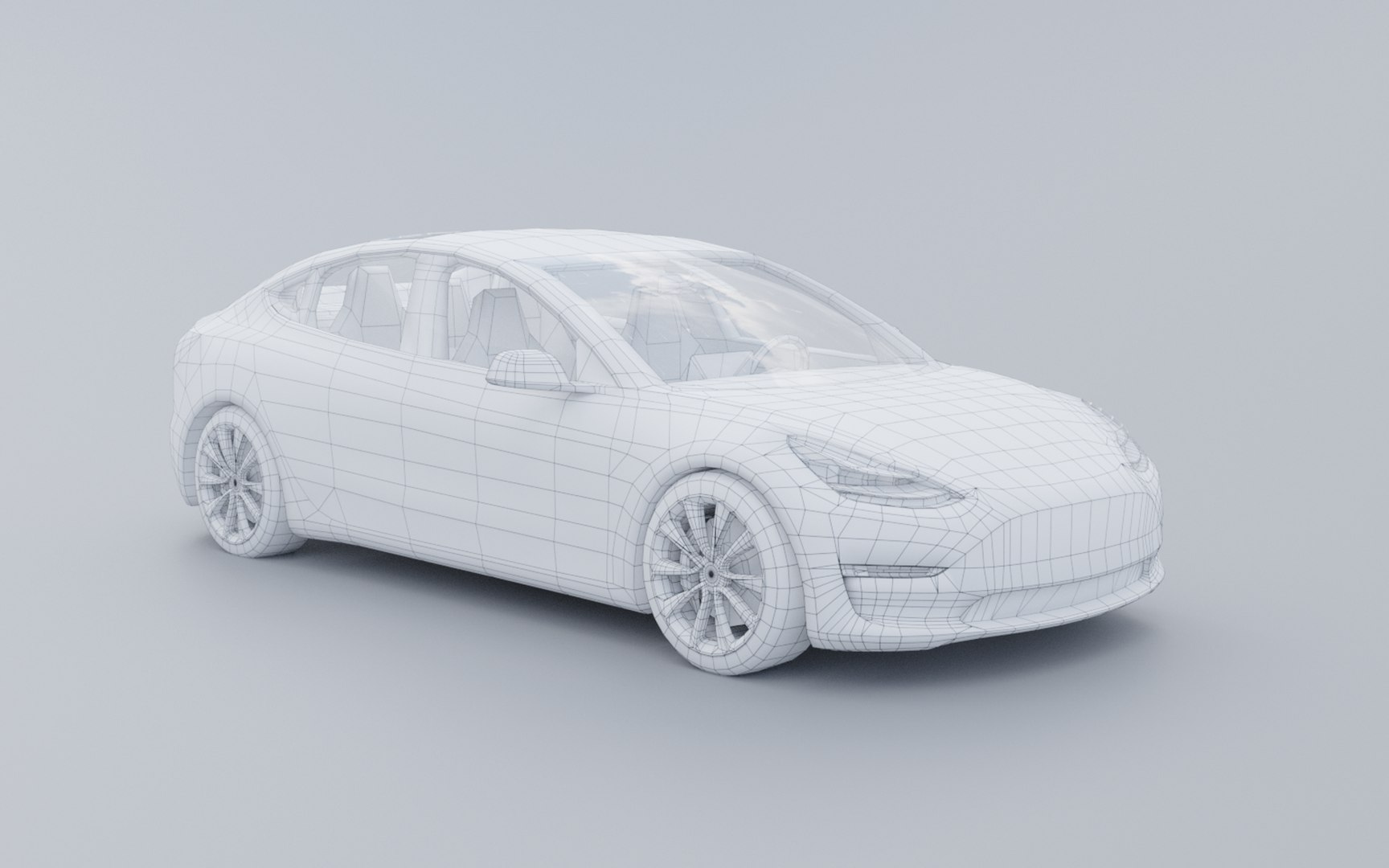 Tesla Car Pack Low-poly 3D Model - TurboSquid 2044992