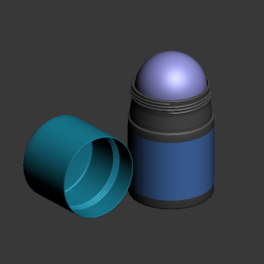 3d Deodorant Roller Model