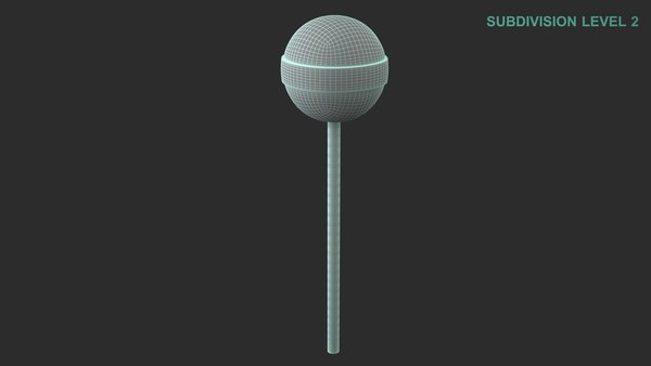 3D Lollipop model - TurboSquid 1792545