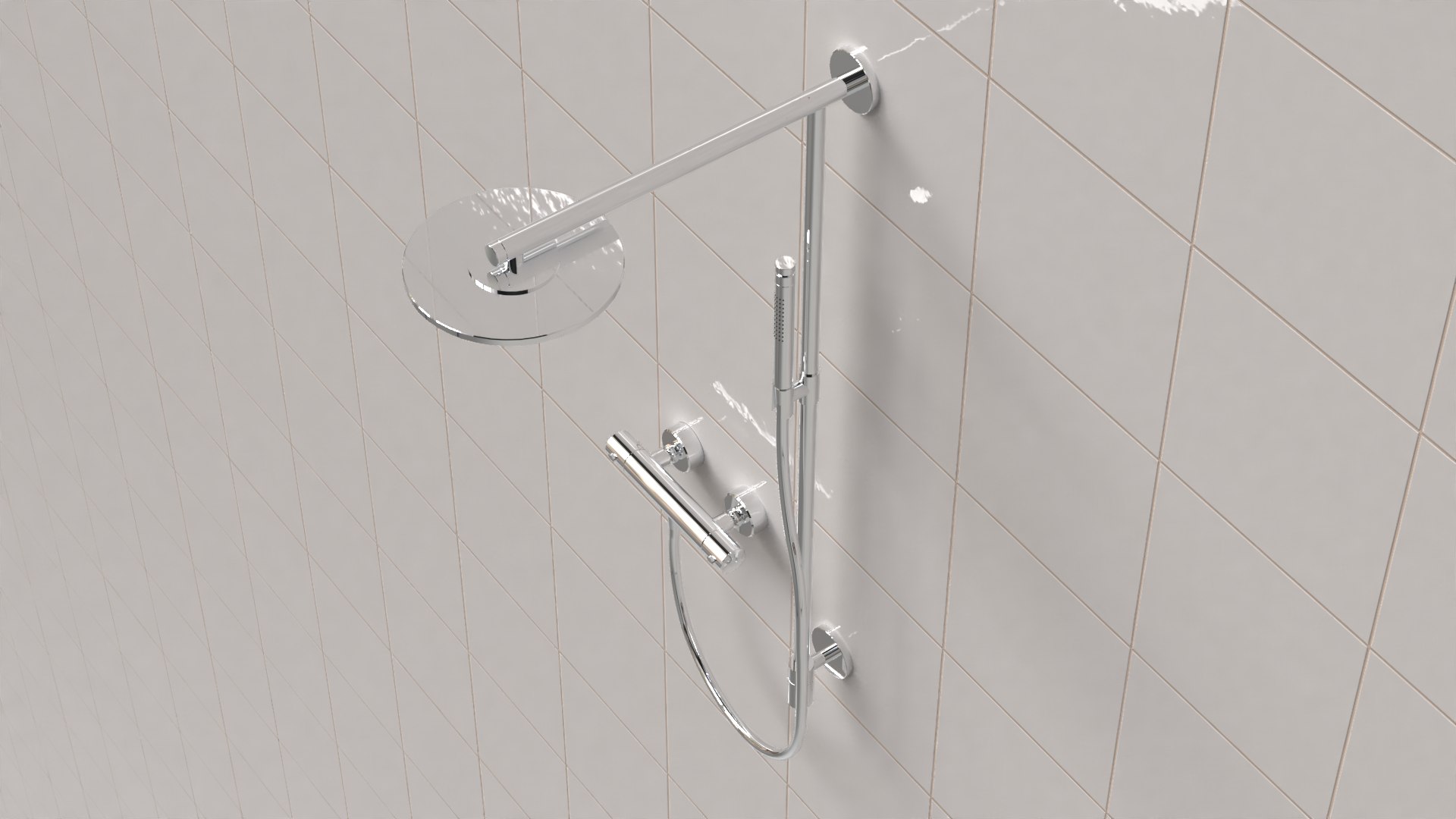 Shower Raindance Connect 3D - TurboSquid 2052899
