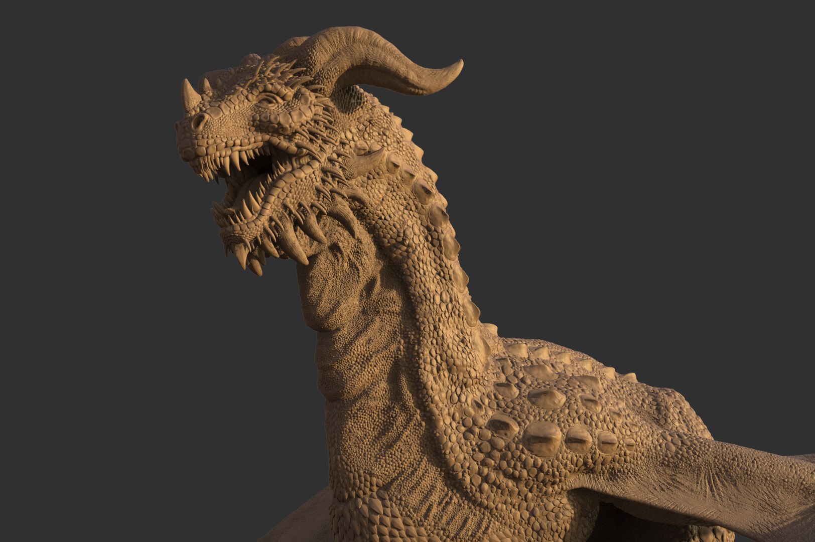 Dragon On Rock Base 3D Model - TurboSquid 2367602