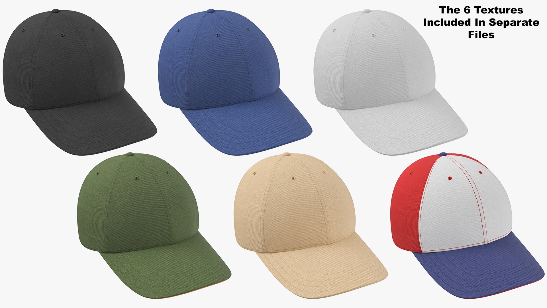 Blue Baseball Cap 3D Model - TurboSquid 2292534