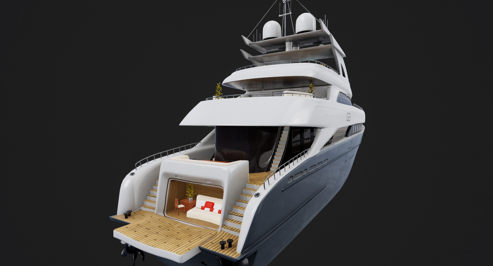 Superyacht G3 3D Model - TurboSquid 1421683
