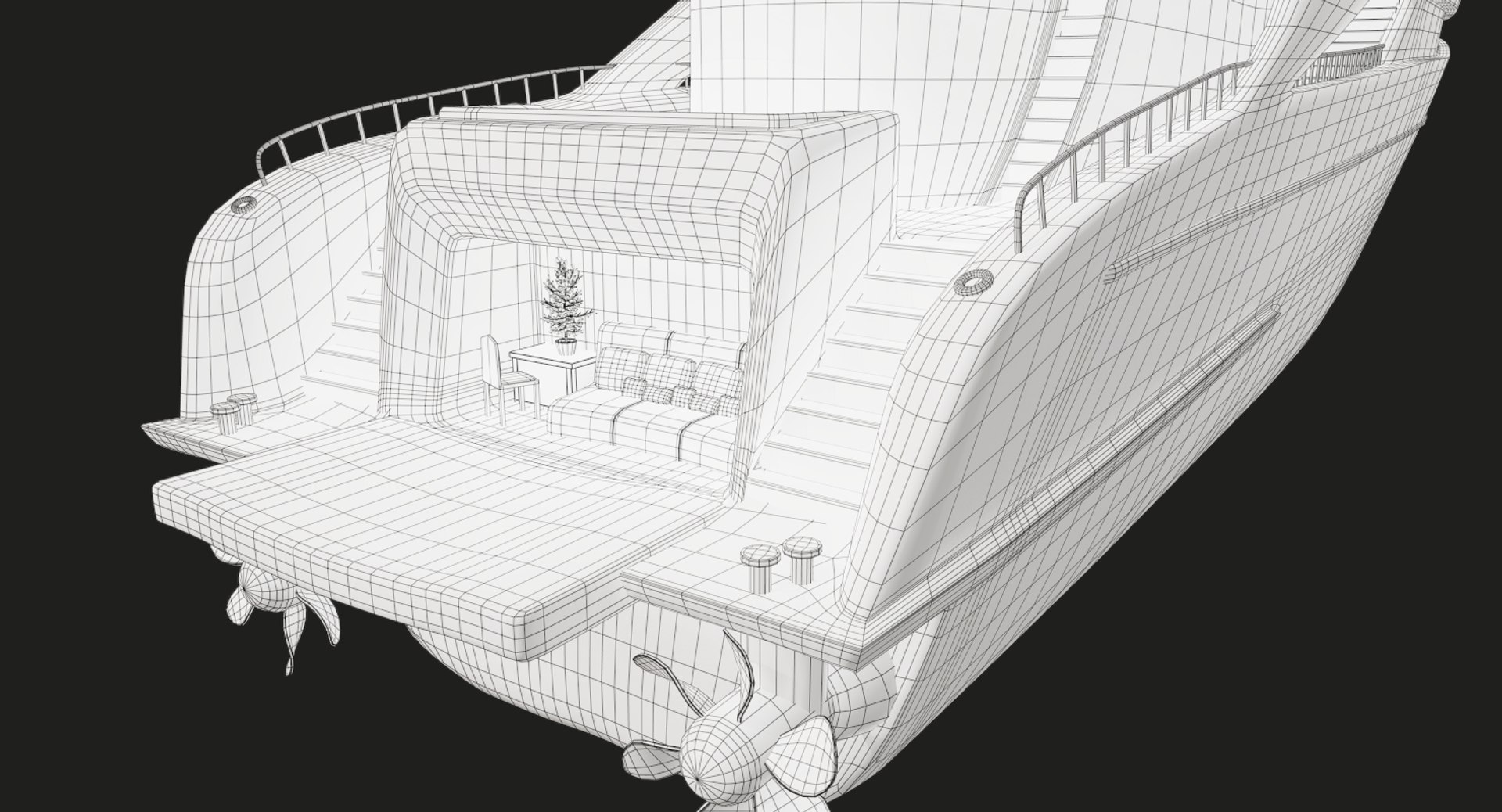 Superyacht G3 3D Model - TurboSquid 1421683