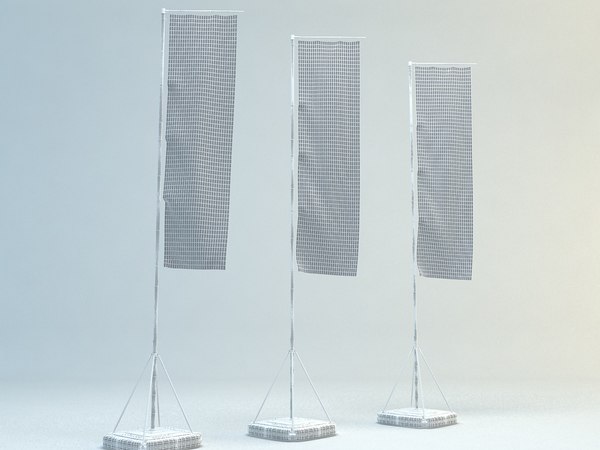 3d max event flag banner