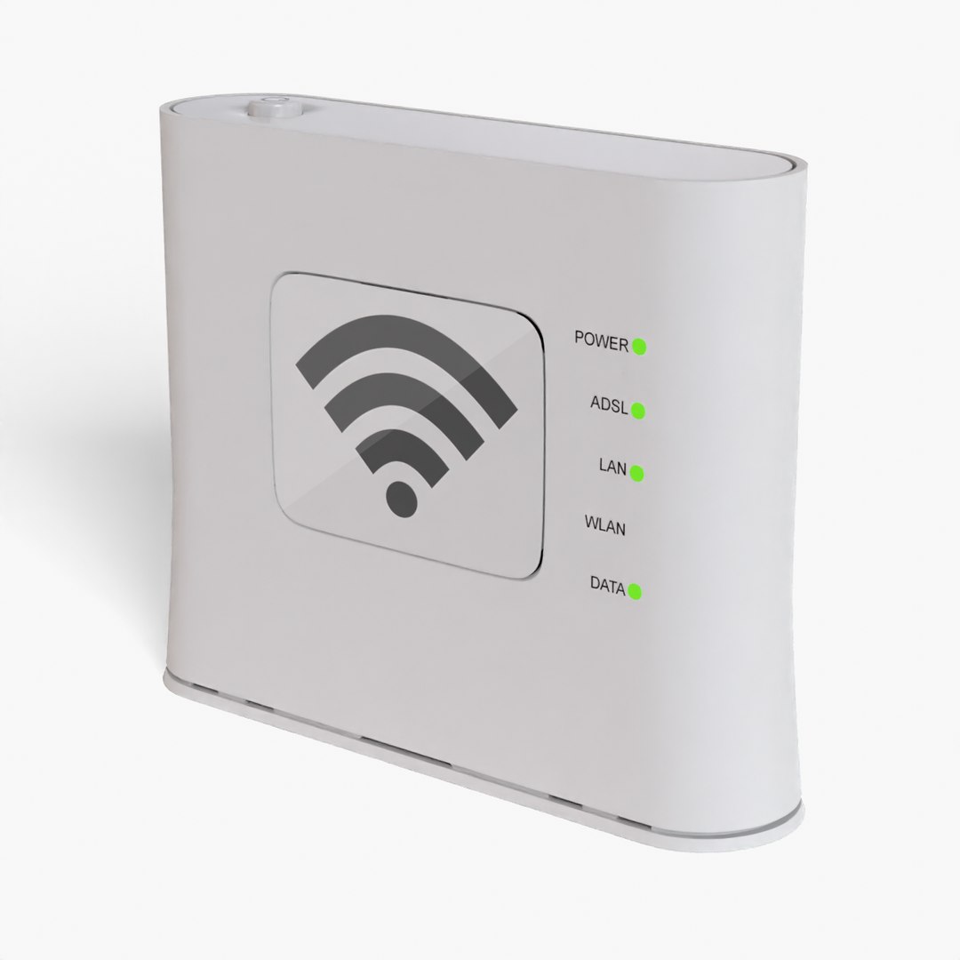 WI-FI ADSL Modem Router model - TurboSquid 2057865