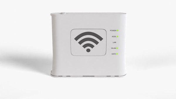 modelo 3d Módem enrutador ADSL WI-FI - TurboSquid 2057865