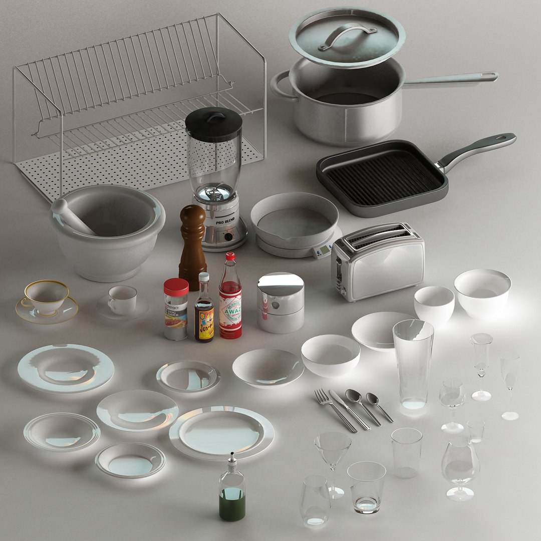 3d Model Kitchen