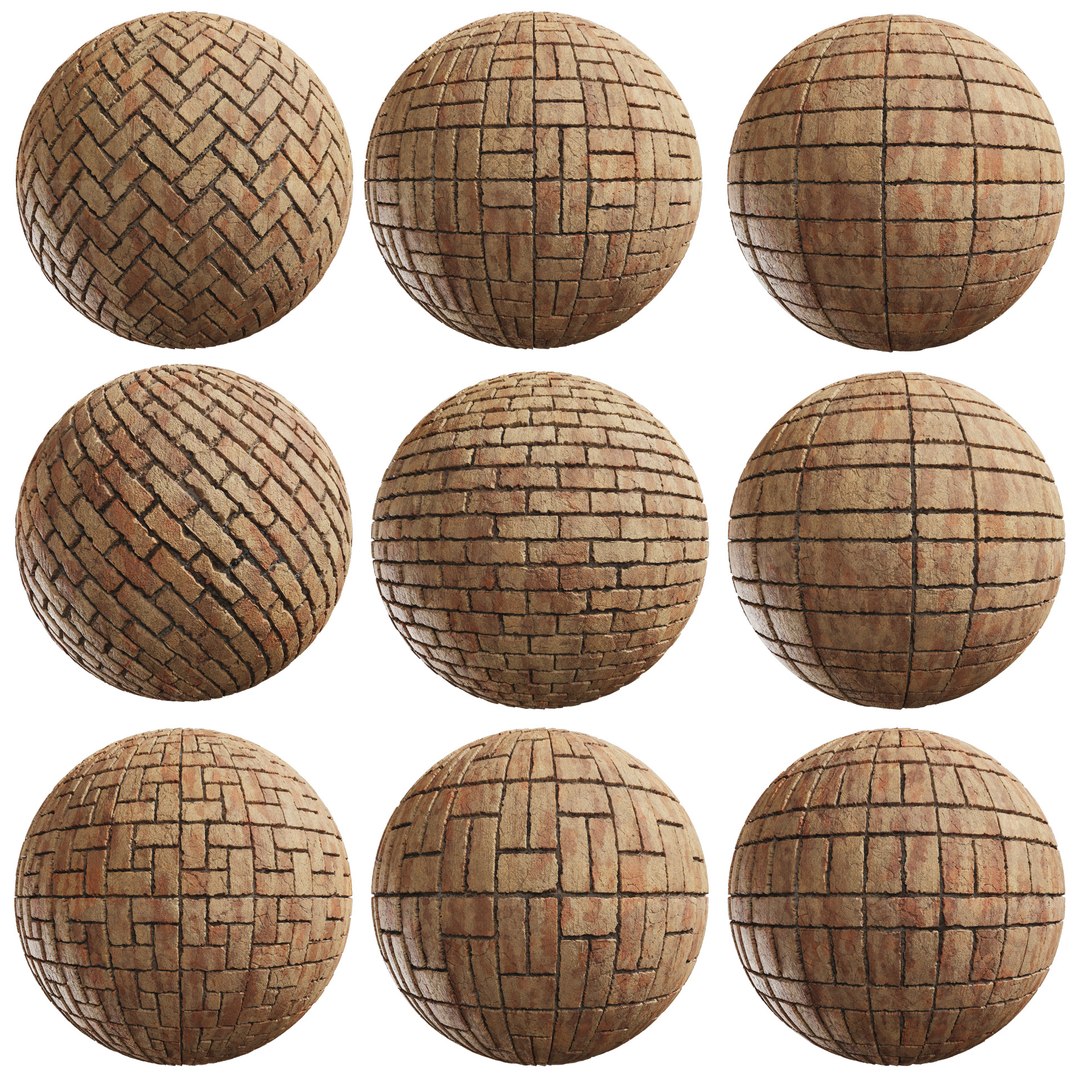 PBR Bricks 01 - Tileable 4K Texture 3D Model - TurboSquid 2341605